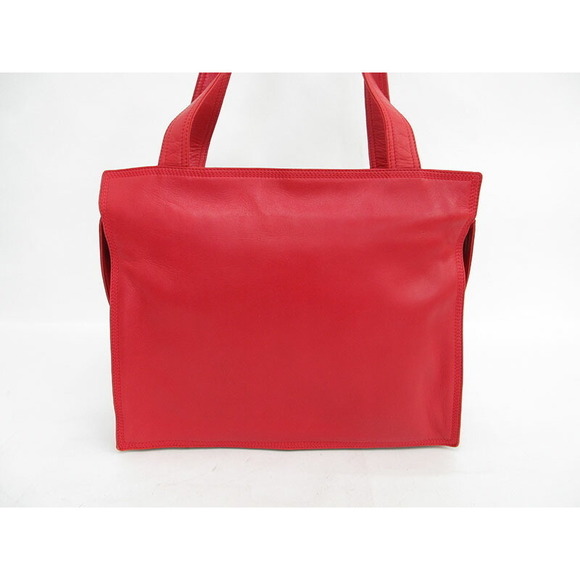 Loewe | Bags | Loewe Bag Leather Tote Red Nappa | Poshmark